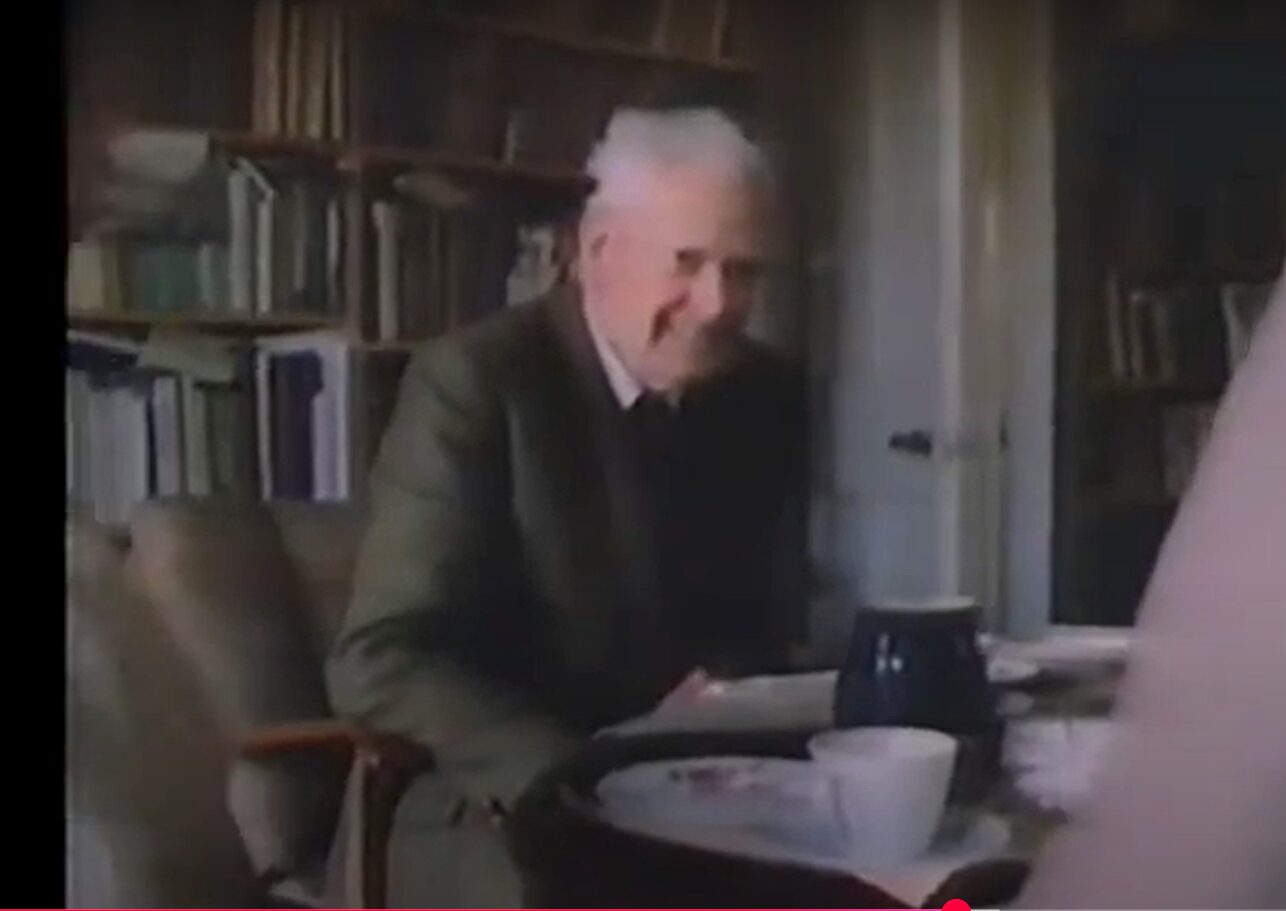 Sir Harold Bailey on film at the Trust | Ancient India & Iran Trust